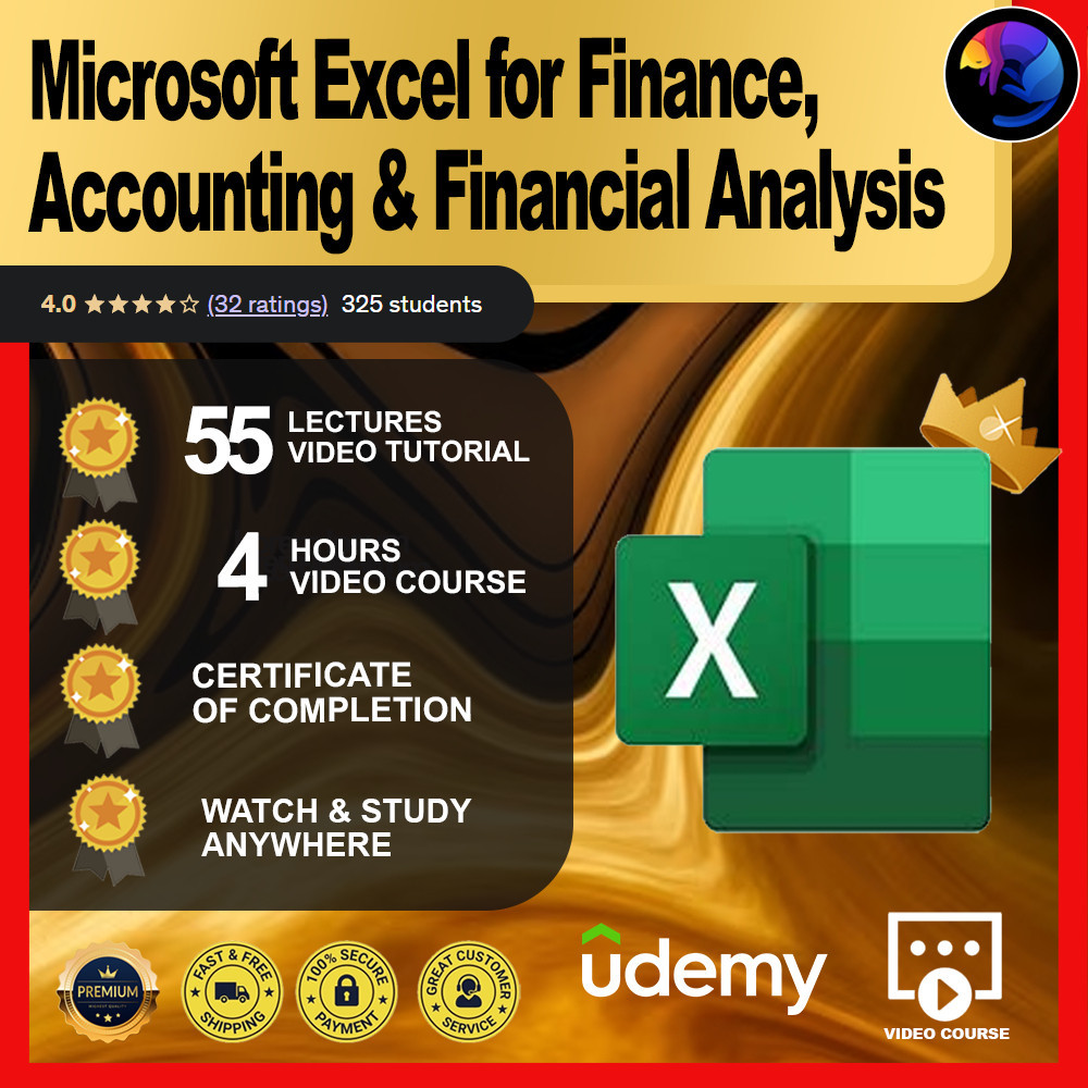 [Video Course] Microsoft Excel for Finance, Accounting & Financial ...