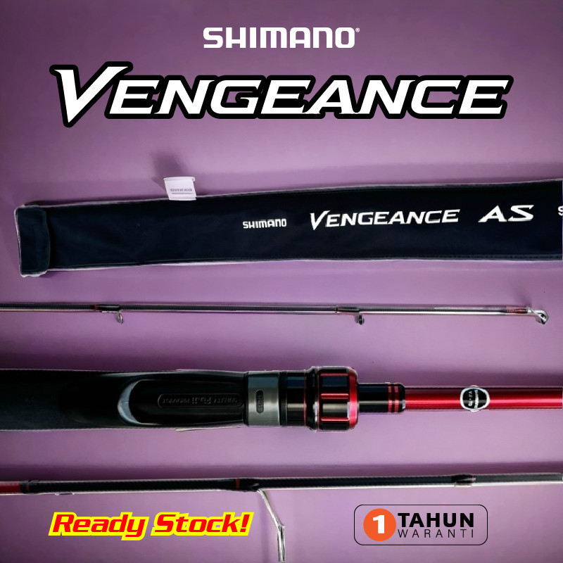 ROD SHIMANO VENGEANCE Fishing rod MEDIUM HEAVY Joran pancing Casting ...