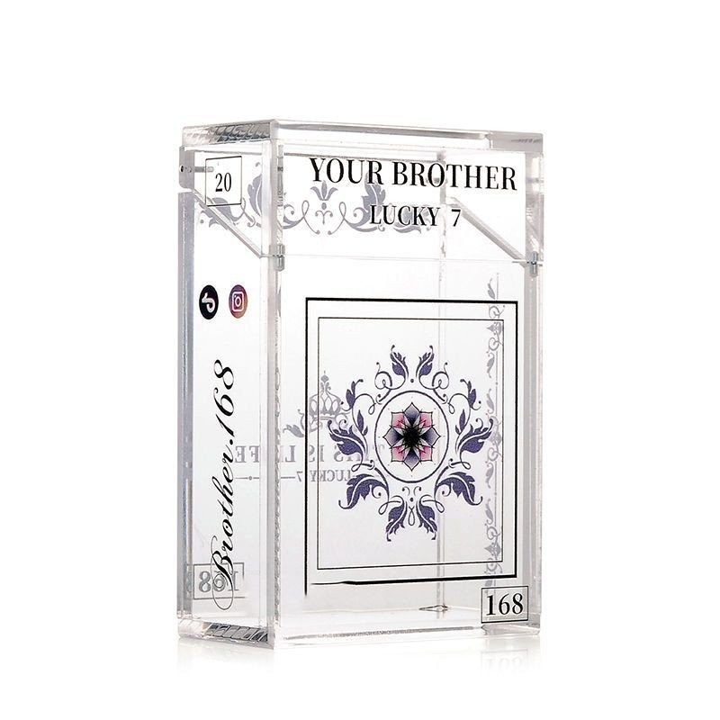 Creative High-End Acrylic Transparent Storage Box 20 Sticks Plastic ...