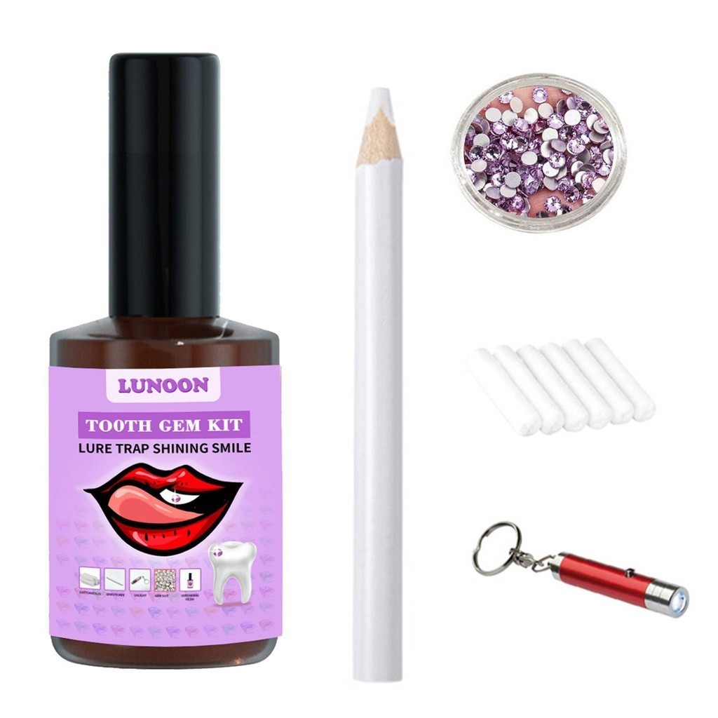 1 Set DIY Diamond Crystal Teeth Decoration Teeth Gem Jewelry Kit ...