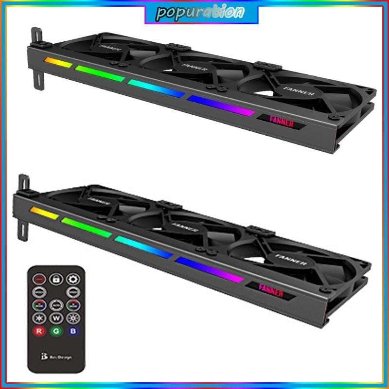 POP T390H Graphic Card Cooler 3 x 90mm Fan with Led Frame Support Aura ...
