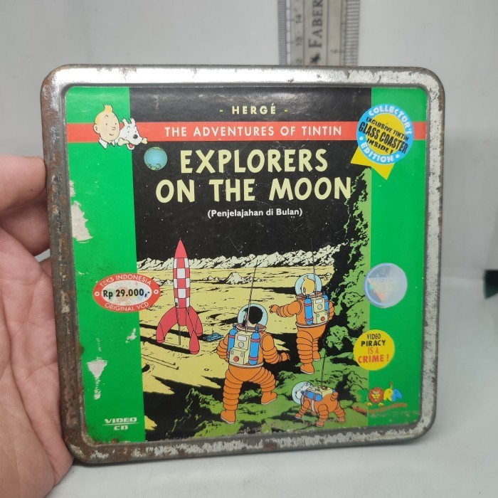 Vcd The Adventures of Tintin Explorers On The Moon Original Tora Case ...