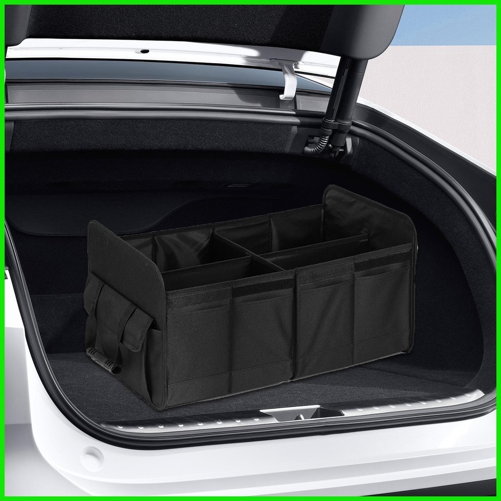 Trunk Organizer Collapsible Multi-Compartment SUV Trunk Organizer Trunk ...