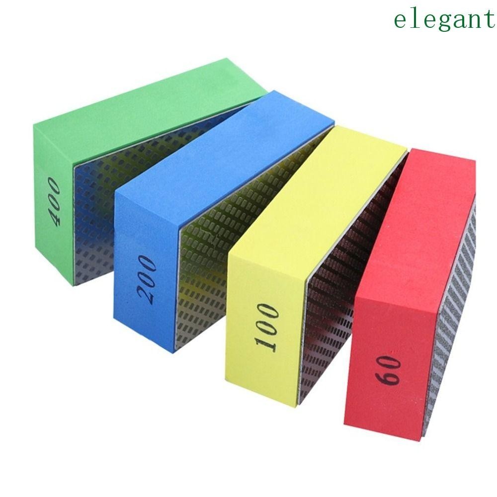 ELEGANT Diamond Hand Polishing Pad Grinding Block Abrasive Tool Diamond ...