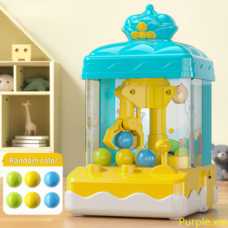 [new] CROWN MINI CLAW MACHINE Ball Catcher Toy Ball Machine Candy ...