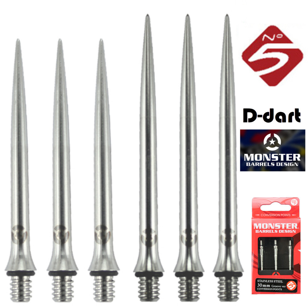 MONSTER CONVERSION POINT - 30/35mm NO 5 Points Conversion Dart Pointer ...