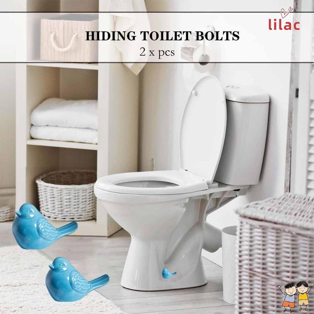 LAC Dickey Toilet Bolt Caps, Animals Caps Decorative Toilet Bolt Covers ...