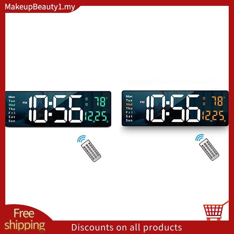 [In Stock]Digital Wall Clock Large Display, Large Wall Clocks, Modern ...