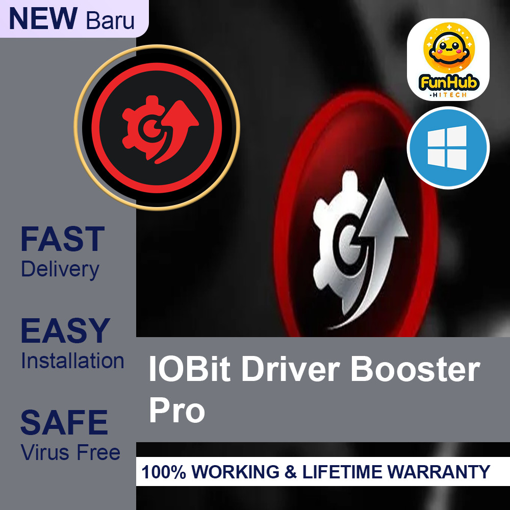 IOBit Driver Booster ⭐ Full Version ⭐ Windows PC Software | Lifetime ...
