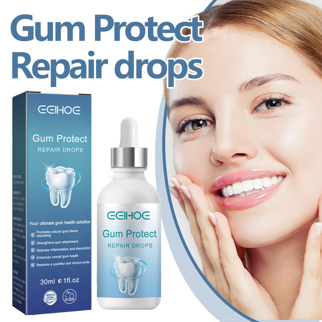 30ML Quickly Gum Repair Serum Drops Relief Periodontal Protect Gum ...