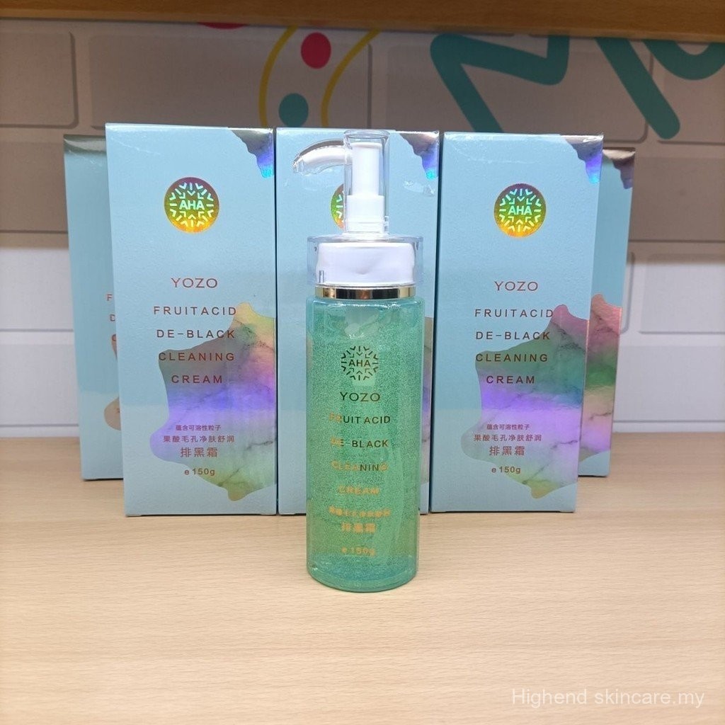 Genuine YOZO/YOZO Fruit Acid Pore Cleansing Soothing Moisturizing Black ...