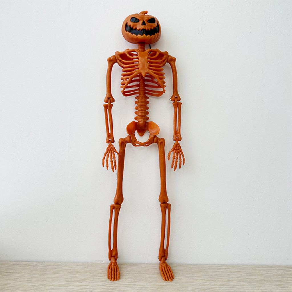 Poseable Skeleton Ornament Flexible Skeleton Figure Spooky Halloween ...