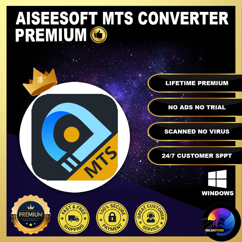AISEESOFT MTS CONVERTER ⭐ Full Version ⭐ Windows PC Software | Lifetime ...