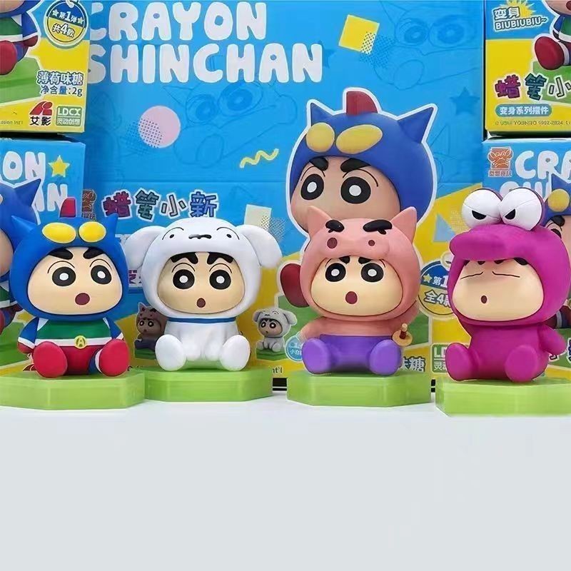 Dynamic Superman Crayon Shin-chan Action Figurines Car Tabletop Crafts ...