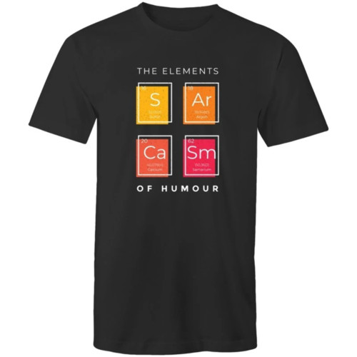 Mens The Elements Of Humour T-shirt - 100% Cotton - All Sizes - Funny ...