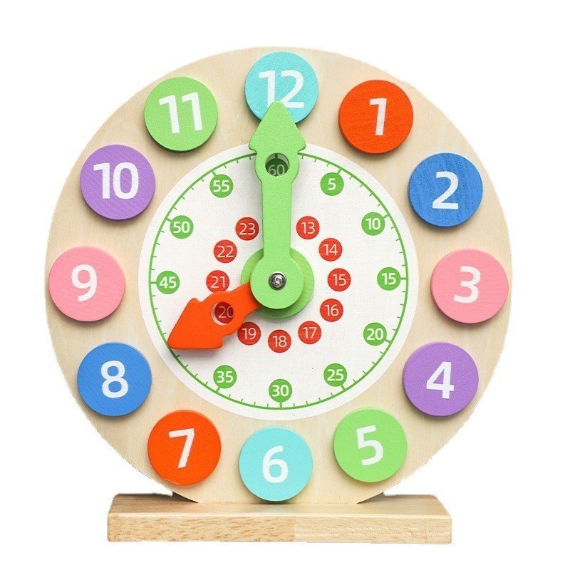Children's Digital Clock Toys Made of Wood Simple and Easy To ...