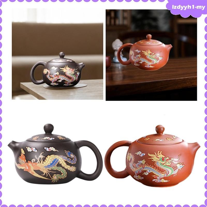 [JoyDIY] Clay Teapot Color Changing Hand Painted Classic Chinese Teapot ...