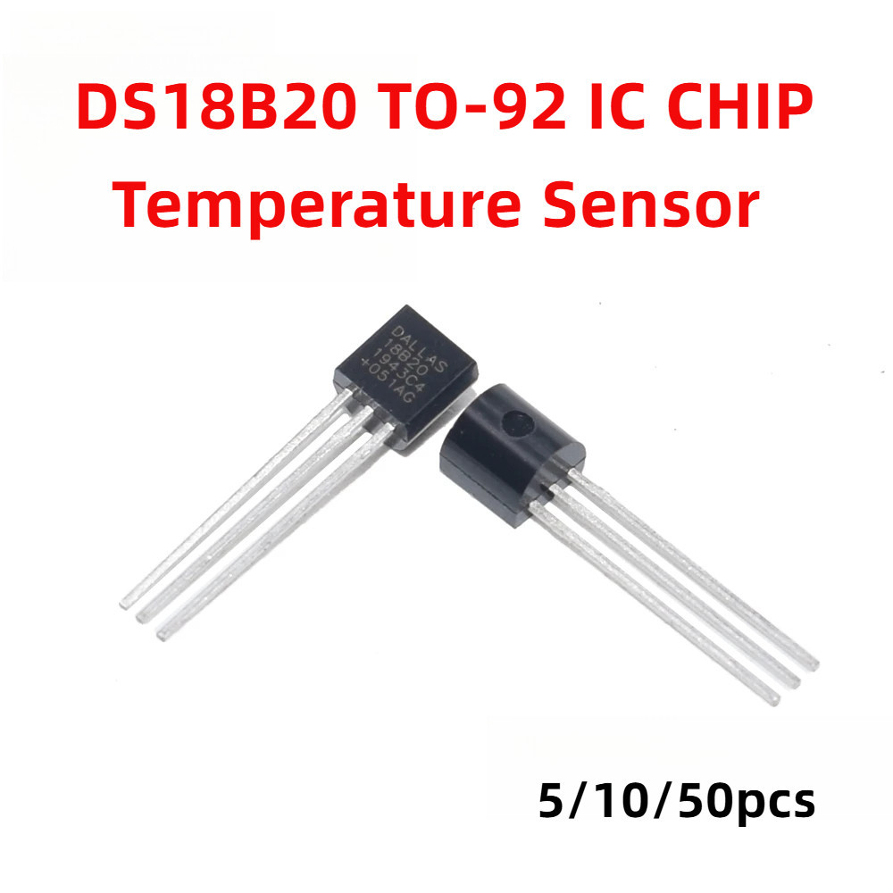 5/10/50pcs DALLAS DS18B20 18B20 TO-92 IC CHIP Thermometer Temperature ...