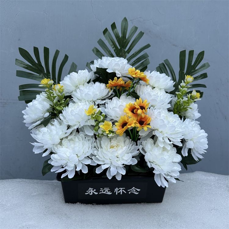Ready Stock Qingming Festival Grave Sweeping Sacrificial Flowers ...