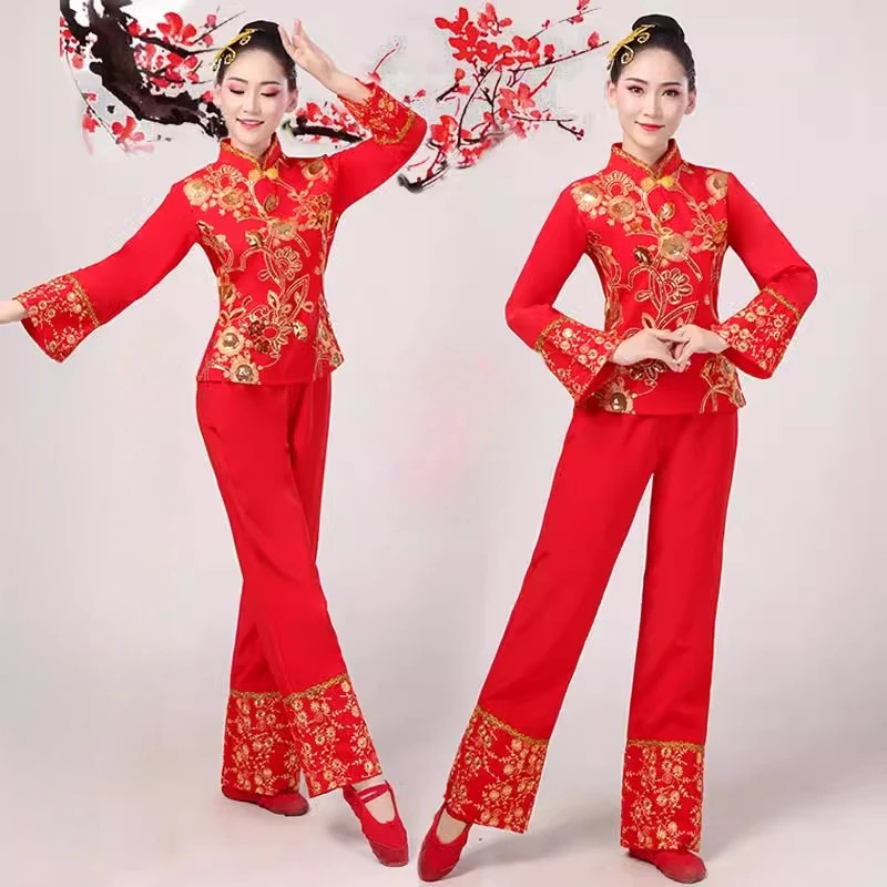 Women Folk Dance Costume Ancient Traditional Stage Performance Outfit ...