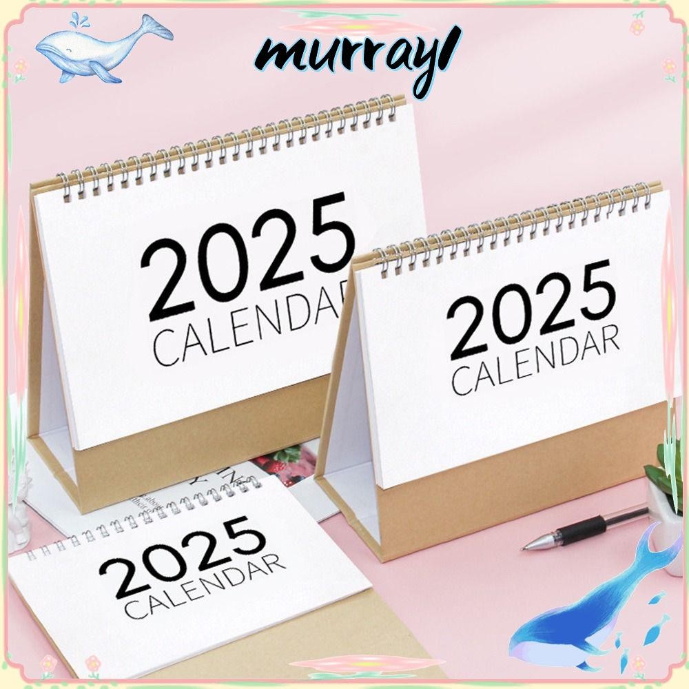 MURRAY1 Desktop Paper Calendar, Multi-function Home Decor Planner ...