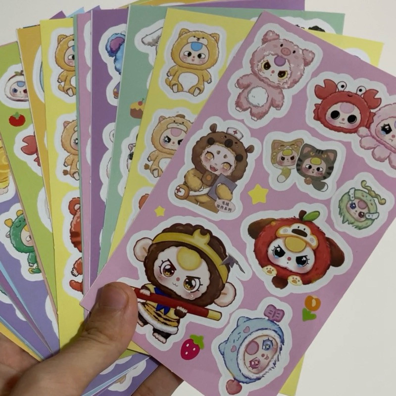 Baby Three sticker sheet Baby Three stickers notebook decoration ...