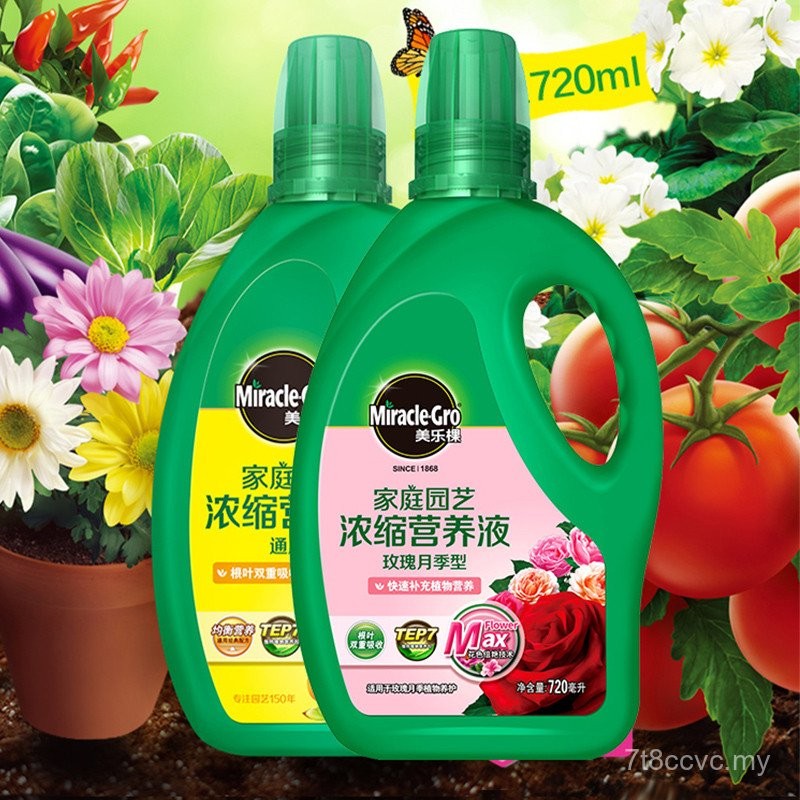 Penyelesaian Nutrien Miracle-Gro Baja Cecair Kompaun Universal untuk ...