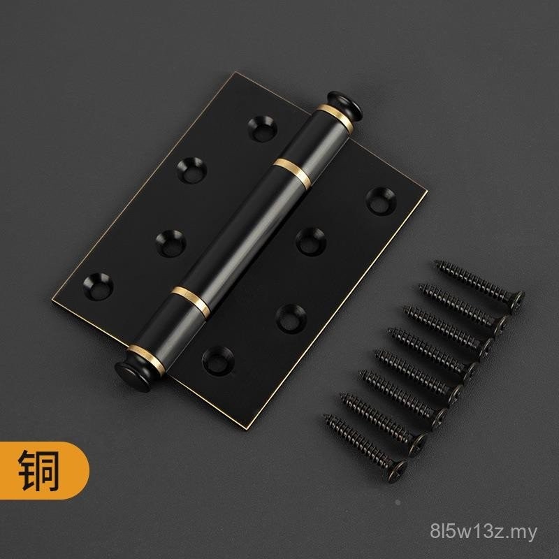 4-Inci Tebal Engsel Rata Gaya Antik Pintu Kayu Rata Engsel Pintu Bilik ...