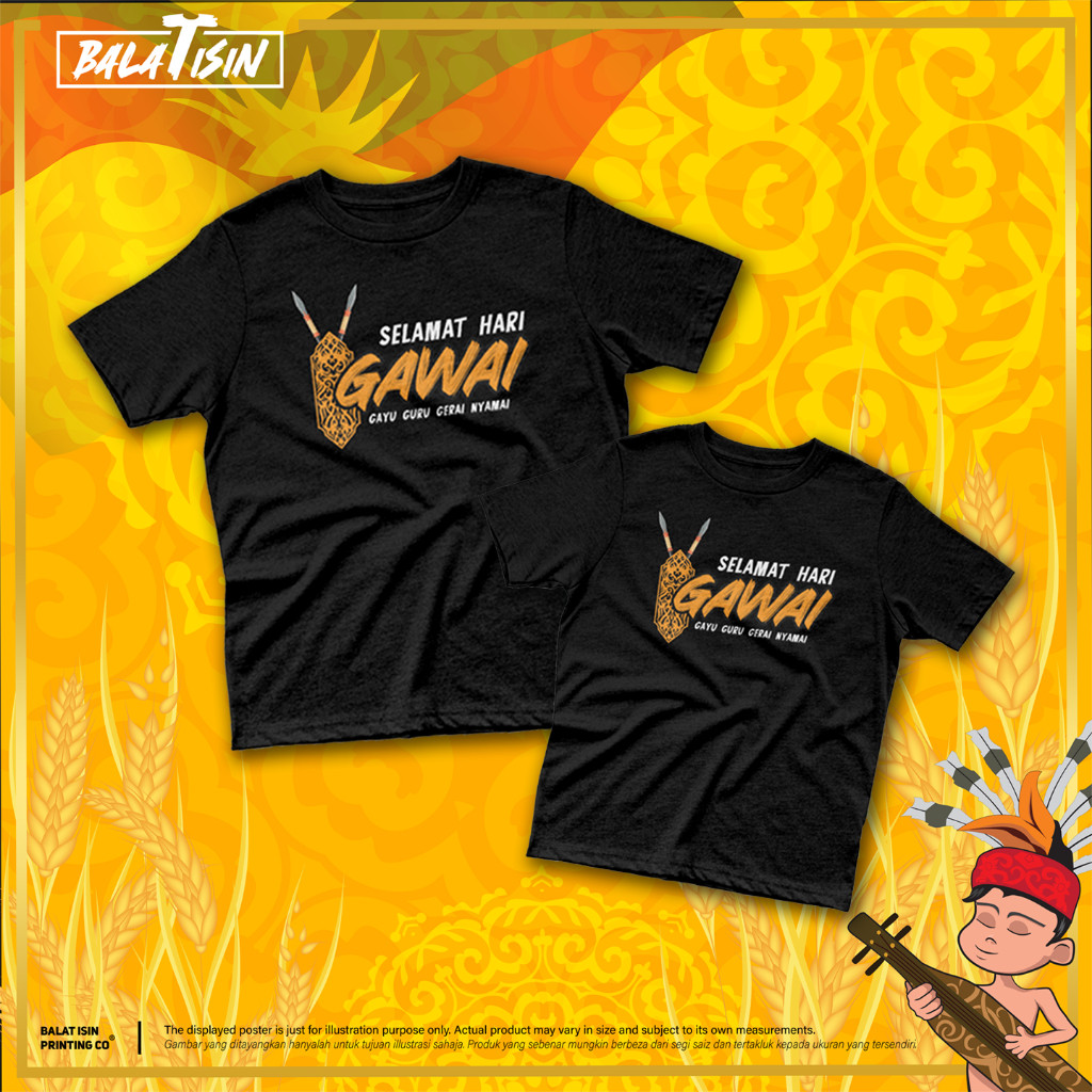 Dress Gawai 2024 Borneo Dayak Tattoo T-Shirt | Shopee Malaysia