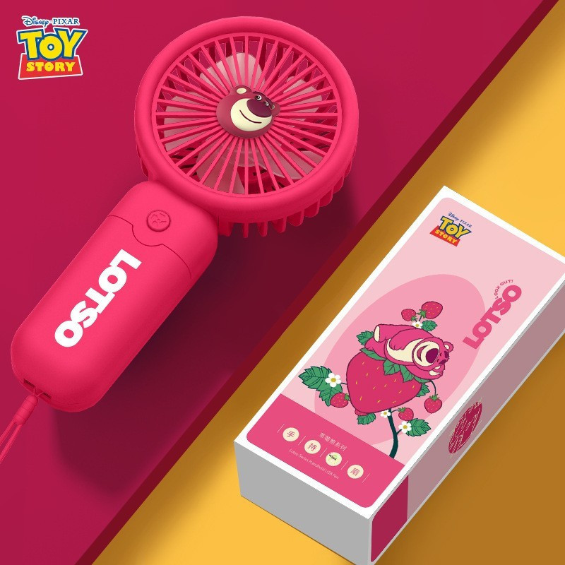 Disney Fan Strawberry Bear Handheld Portable Small Fan Mini Charging ...