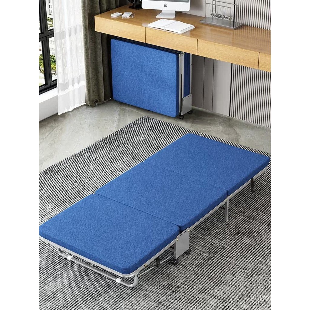 Folding Bed Sheet Lunch Break Simple Bed Office Nap Handy Tool Wooden ...