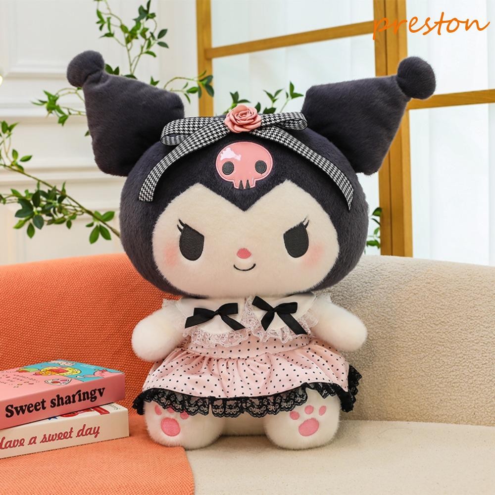 PRESTON Anime Melody Plush Toy, Cartoon Kawaii Princess Dress Kuromi ...