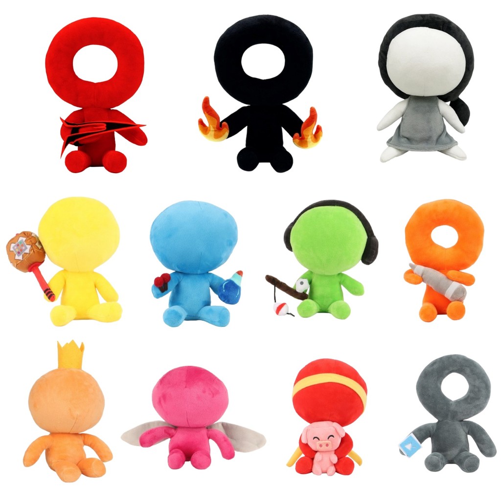 20CM Alan Becker Stuffed Plush Toy Stickman Plush Fishing Doll Gift for ...