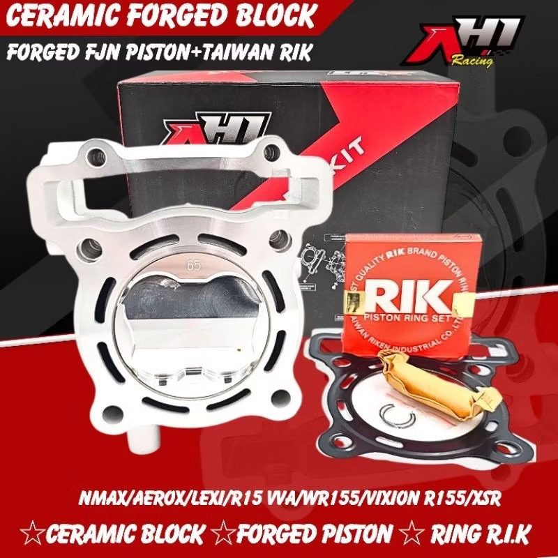 Boring CYLINDER BLOCK BLOCK SEHER BORE UP CERAMIC AH1 NMAX AEROX WR 155 R15 V3 V4 VVA VIXION R ...