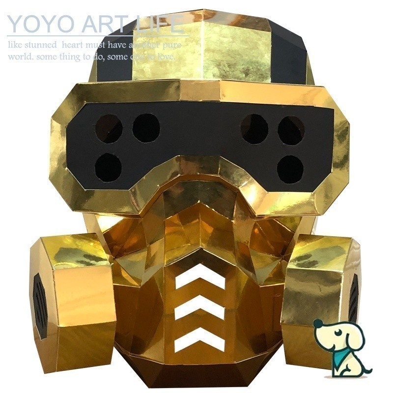 Godz K2 Paper Model Gas Mask Paper Model Headgear Props Handmade diy ...