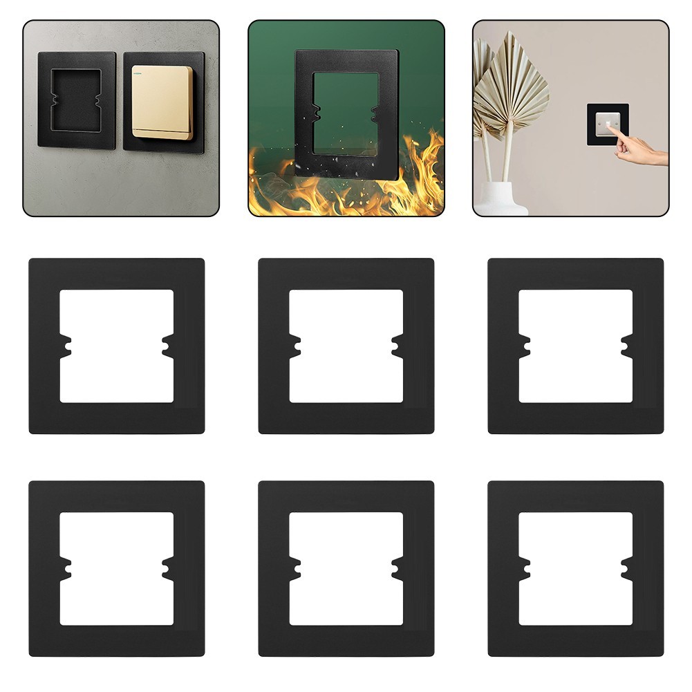 【SWTDRM】Sleek Design Light Switch Surrounds Set of 6 to Upgrade Your ...
