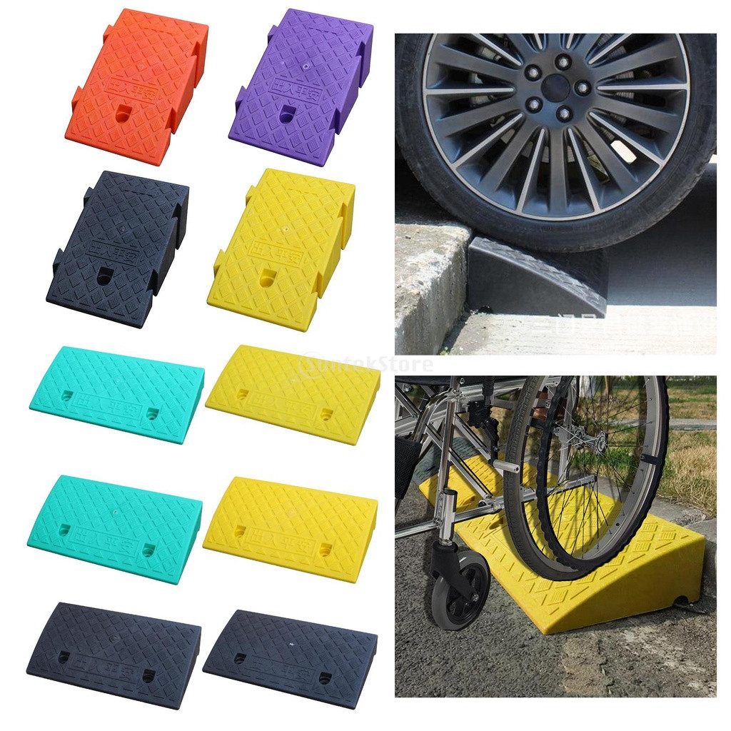 Ramp Car Bike Motorcycle Mobility Wheelchair Heavy Duty Threshold Ramp ...