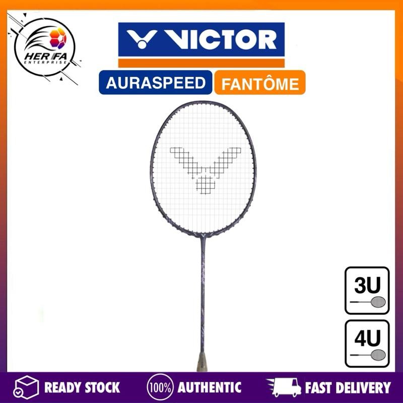 VICTOR Auraspeed FANTÔME Professional Player Badminton Racket FREECORD ...