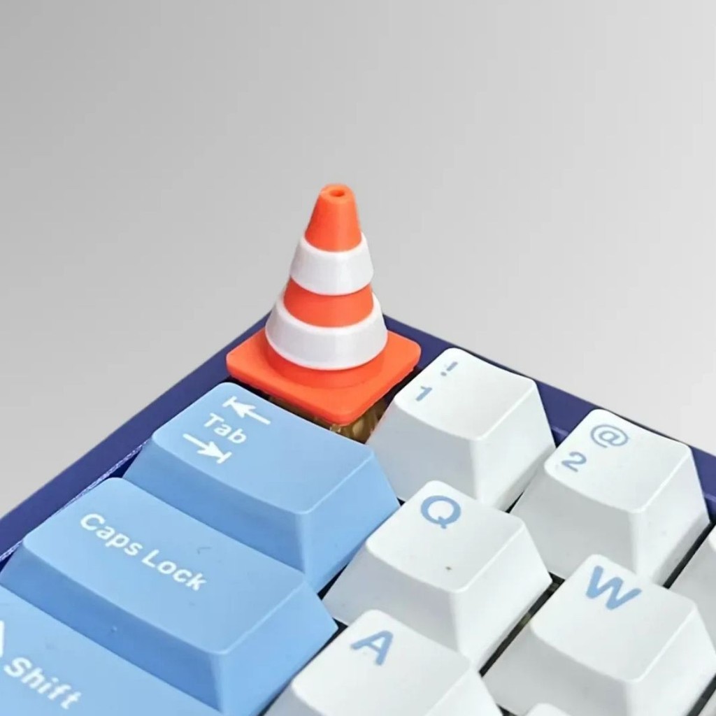Original Unique Ice Cream Tube Traffic Cone Keycap Mechanical Keyboard ...