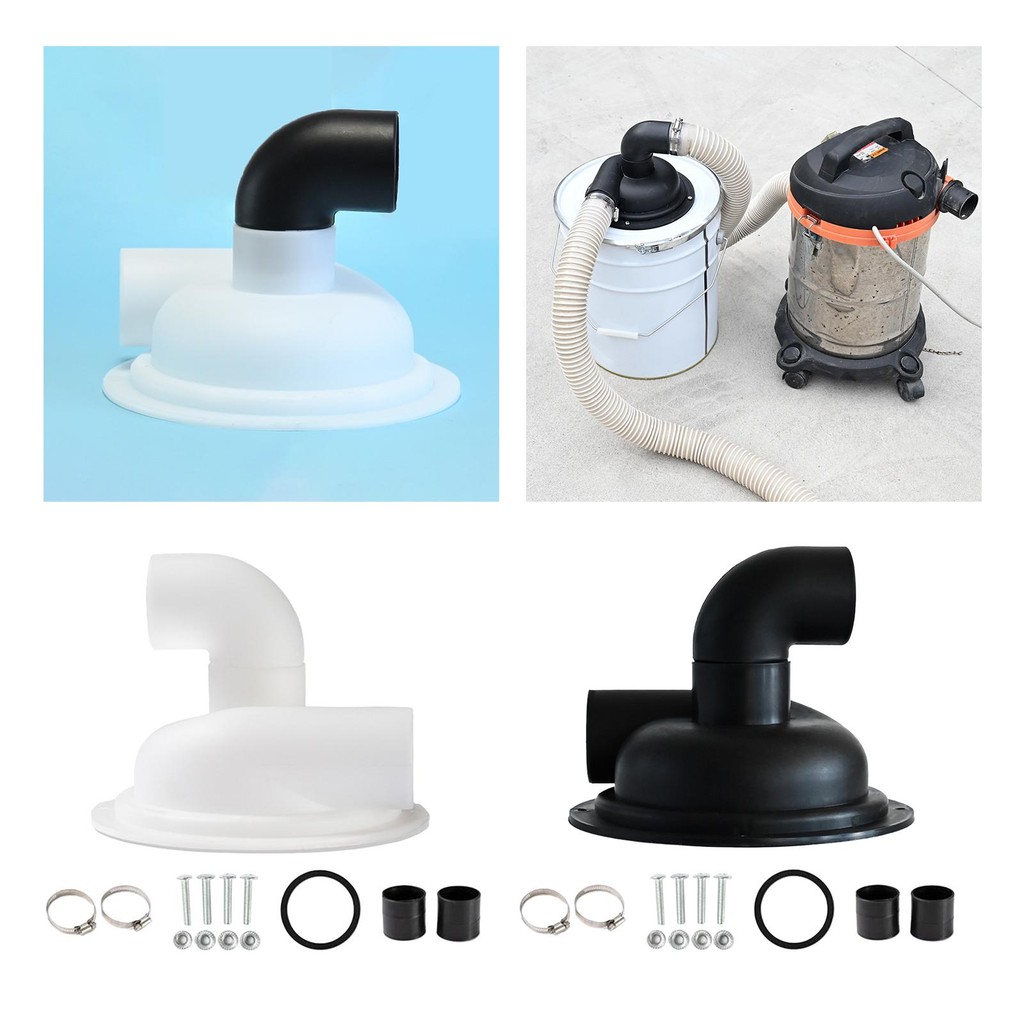 [uguuiya] Vacuum Dust Separator Cyclone Separator Cover with Elbow Sand ...