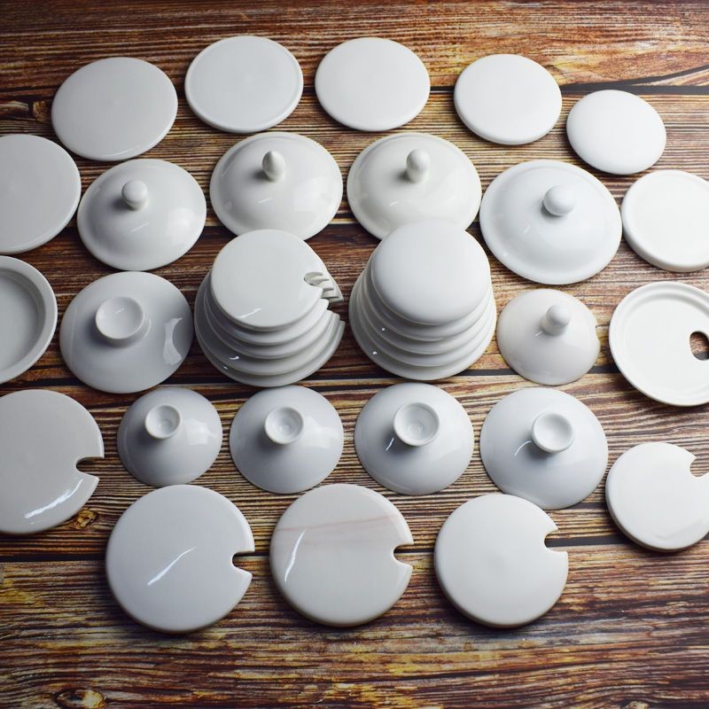 Looking Back 8320 People] Cup Lid Ceramic Cup Lid Matte Mug Lid Kung Fu ...