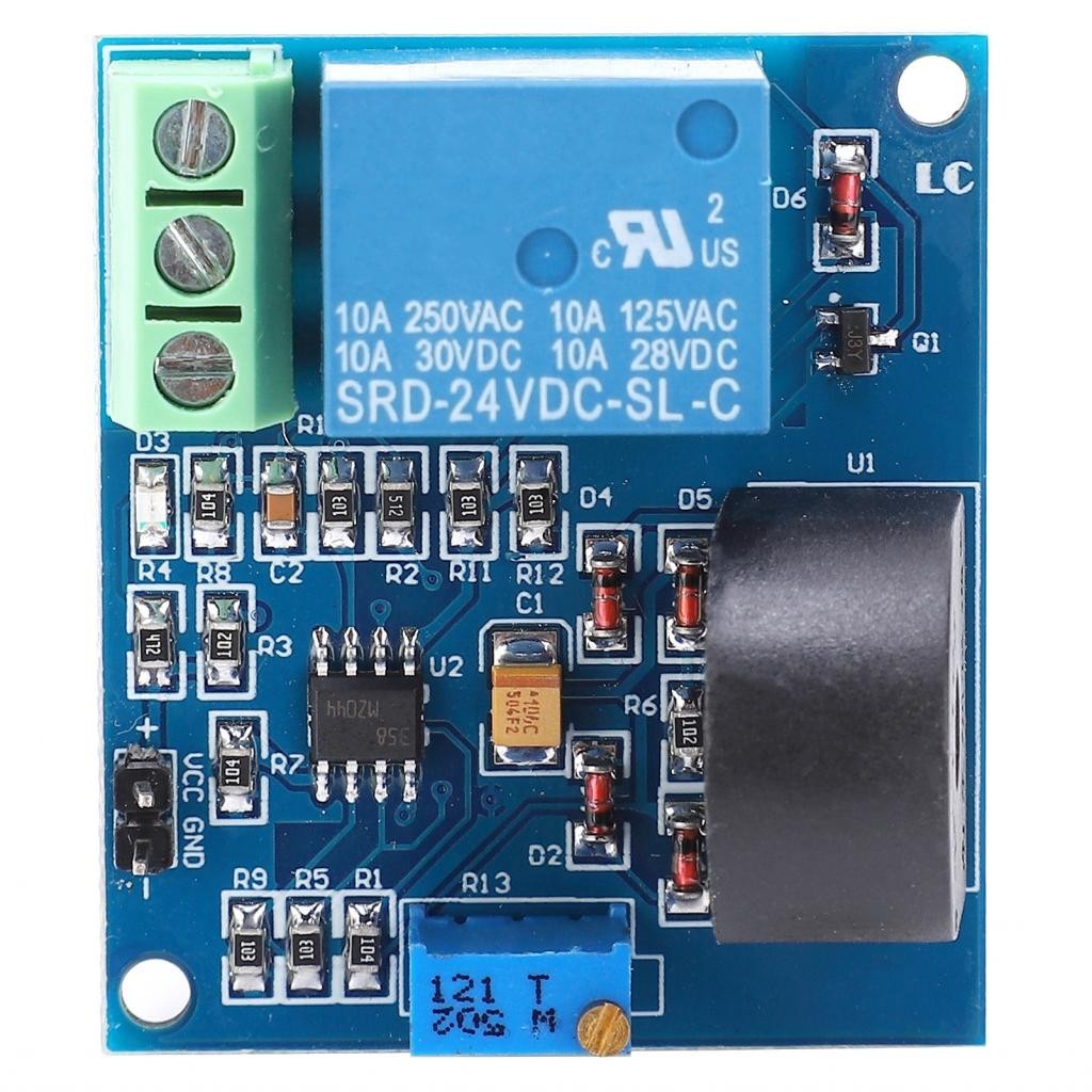 Xguli Overcurrent Protection Sensor Module AC Current Detection 24V ...