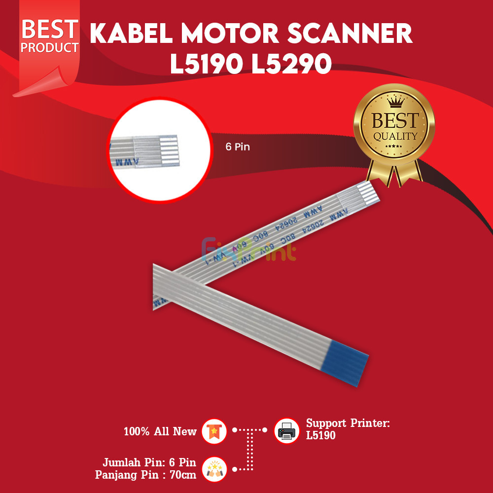 Motorcycle Scanner Cable L5290 L5190 (6Pins), Cable Flexible Motor ...