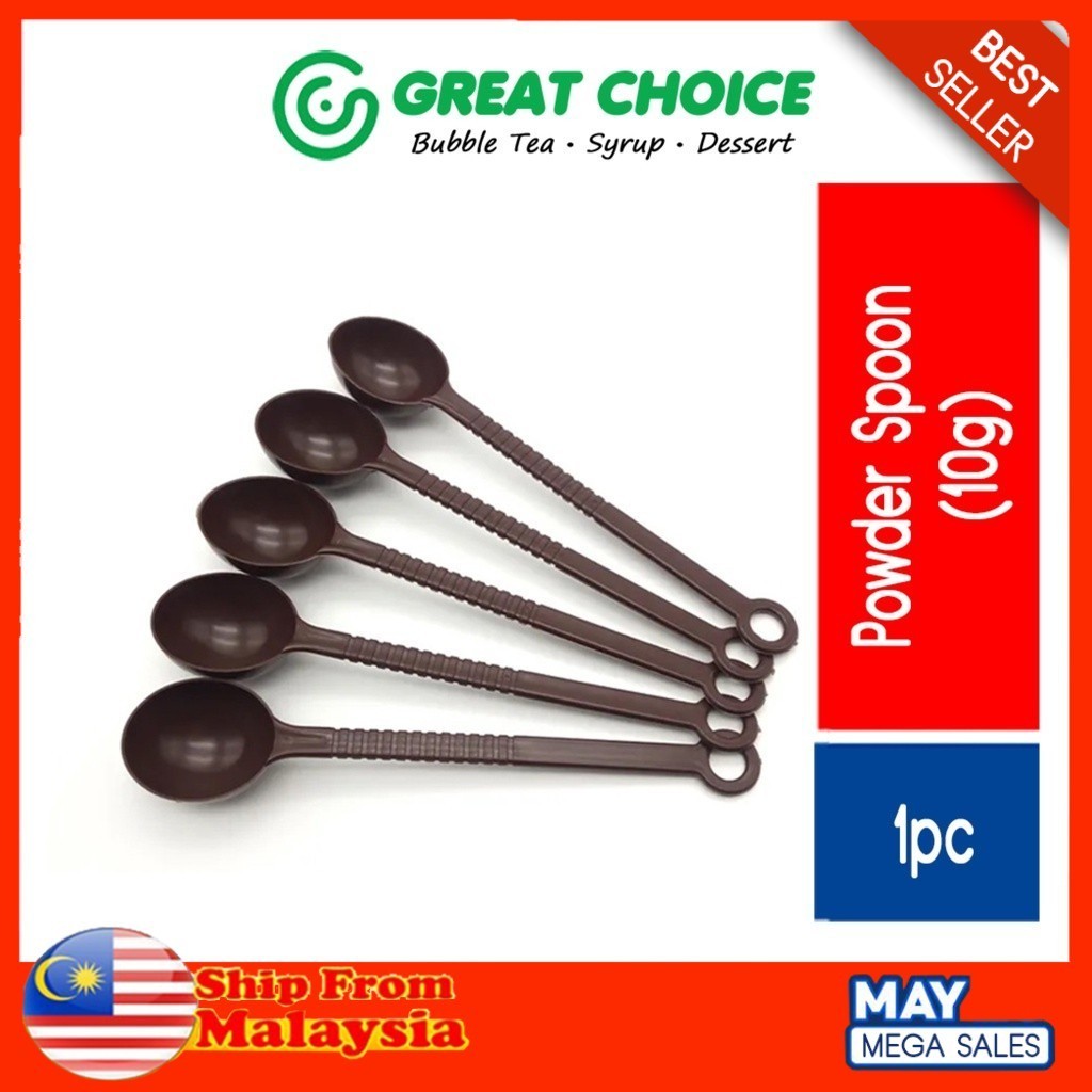 Milk Tea Plastic Powder Measure Spoon 10g - Scoop boba pearl | Shopee ...