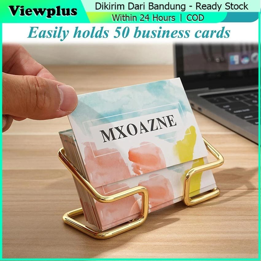 Iron Tag Name Card Stand - Metal Name Card Holder Box | Shopee Malaysia