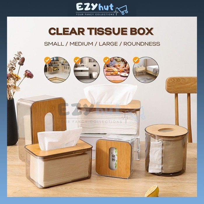 Table Tissue Box Toilet Paper Roll Tissue Box Holder Container Tissue ...