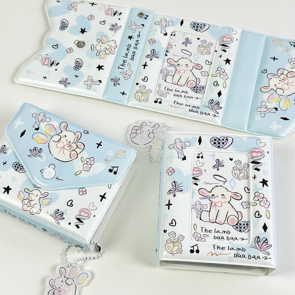 Ins Bubble Angel Sheep Envelope Model 3-Inch Card Book Idol Small Card ...