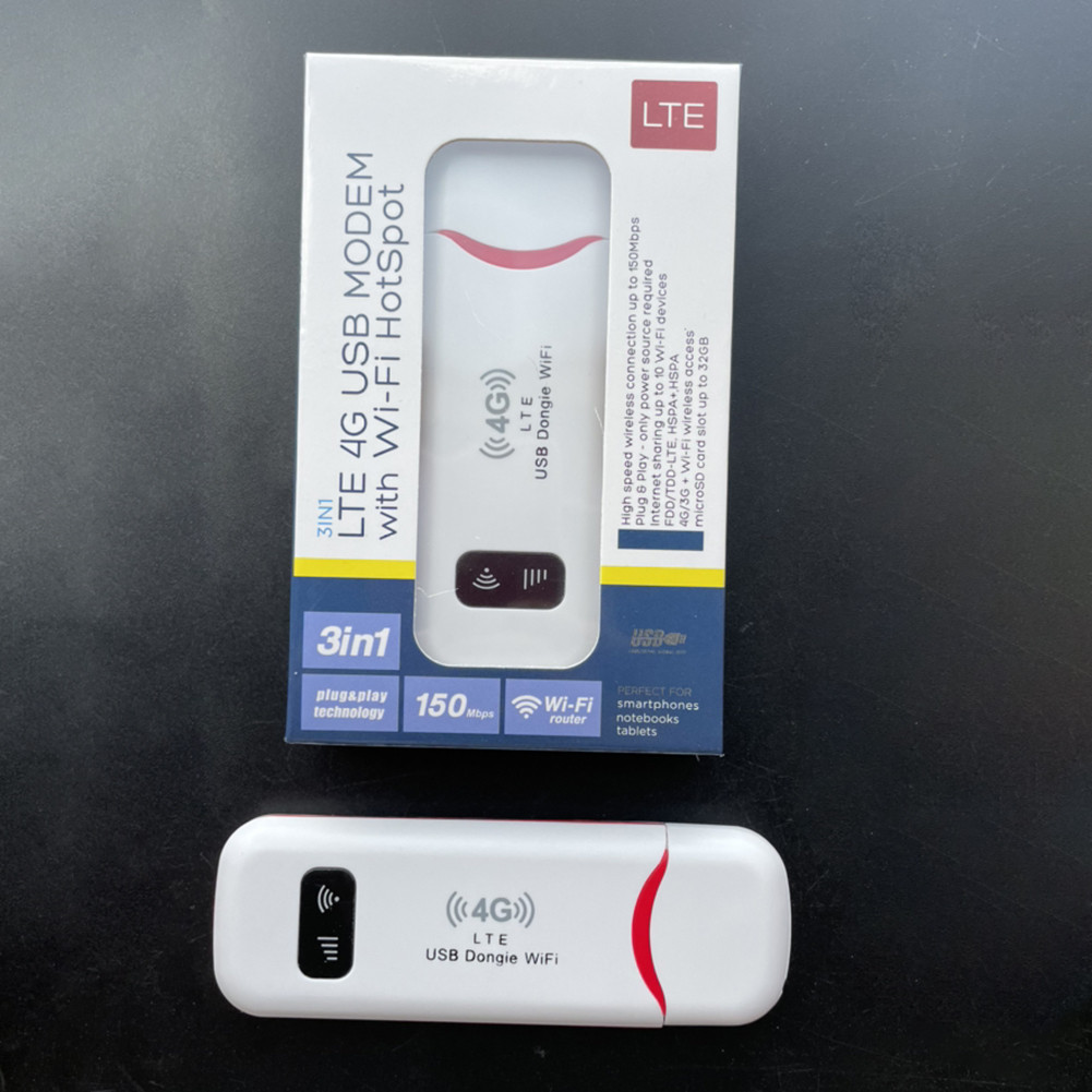 Rain WiFi LTE Router 4G SIM Card 150Mbps USB Modem Dongle Mobile Broadband Modem Stick SIM Card ...