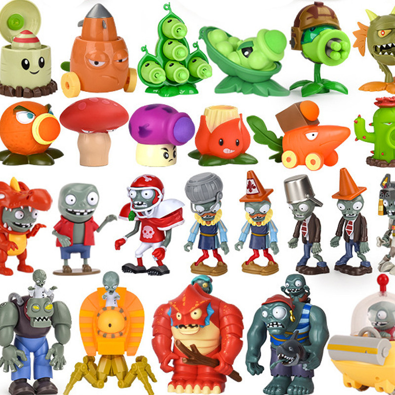 Kids Boys Plants Vs Zombies Mini Figures Action Play Set Birthday ...