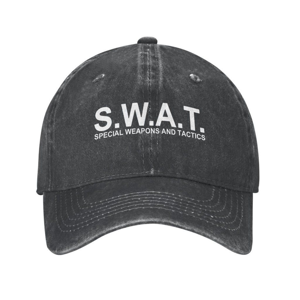 Swat Special Weapons And Tactics Casquette Adjustable Cowboy Hat Sun Hat Baseball Cap | Shopee ...